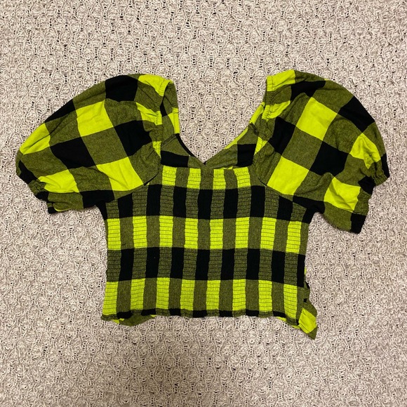 BP+Wildfang | Tops | Bpwildfang Green Crop Top | Poshmark